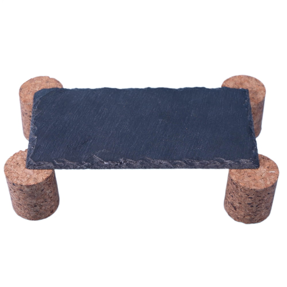 AITOCO Bearded Dragon Basking Rock Reptile Sunbathing Rock With Cork ...