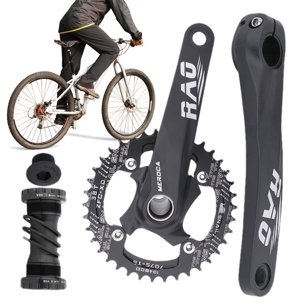 AITOCO Bike Crank 170mm Hollow Integrated Cycling Crank Set Aluminum ...
