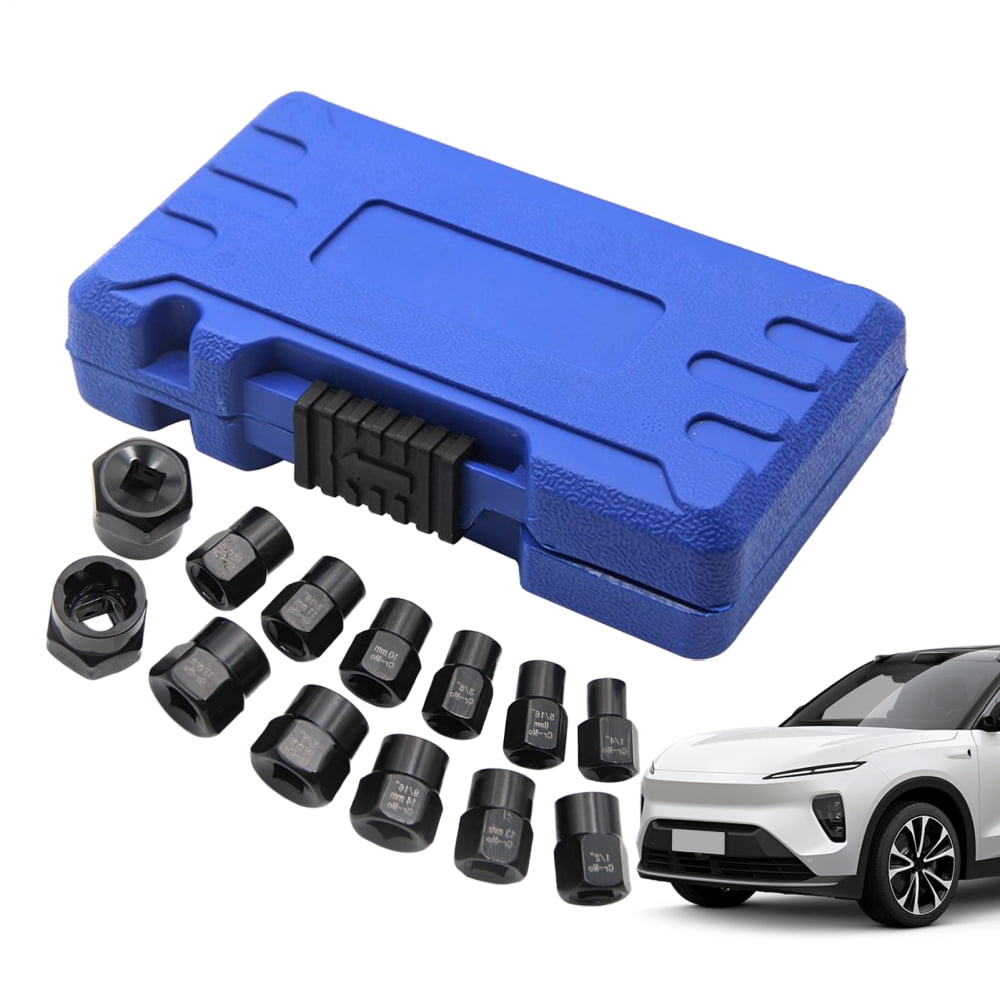 AITOCO Bolt Extractor Stripped Bolt Extractor Set 13 Pieces Precise ...