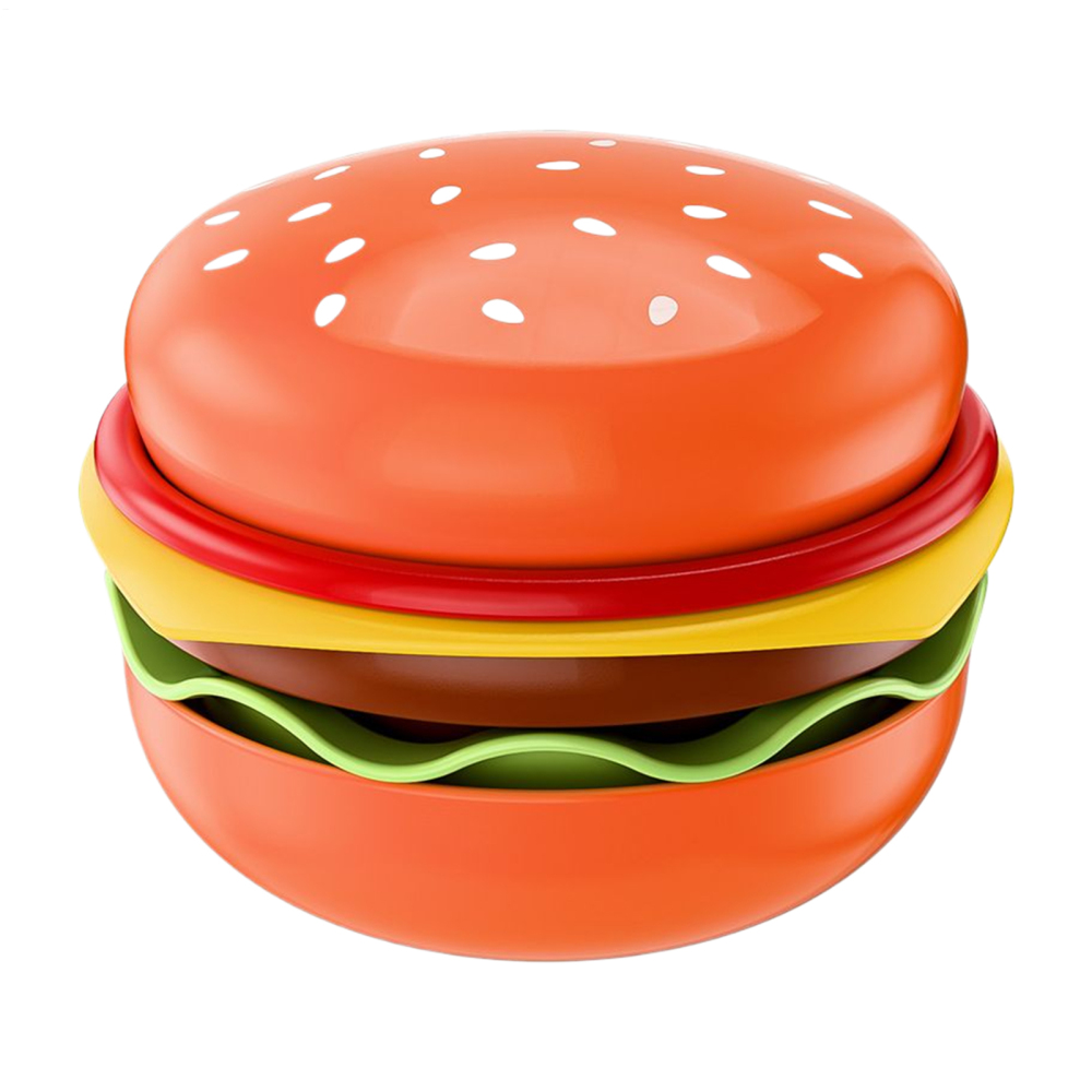 AITOCO Burger Plate Set Hamburger-Shaped Dip Plate Multi-functional ...