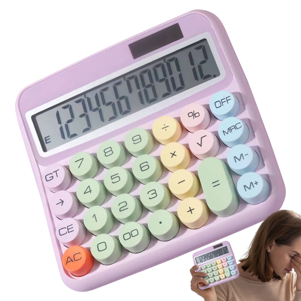 AITOCO Calculator Large Display Large Buttons 12-Digit Desk Calculator ...