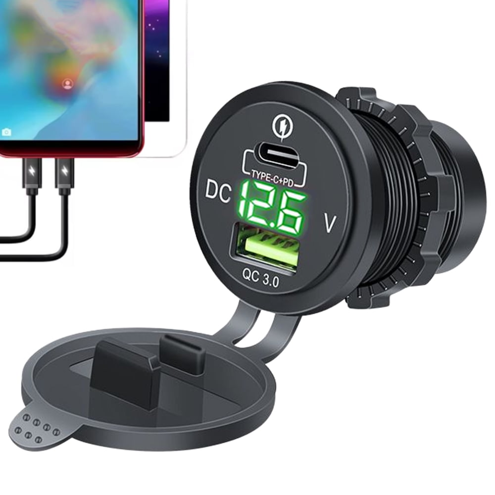 AITOCO Car Charging Adapter Quick Charge Type C Car Charger Pd/Qc ...