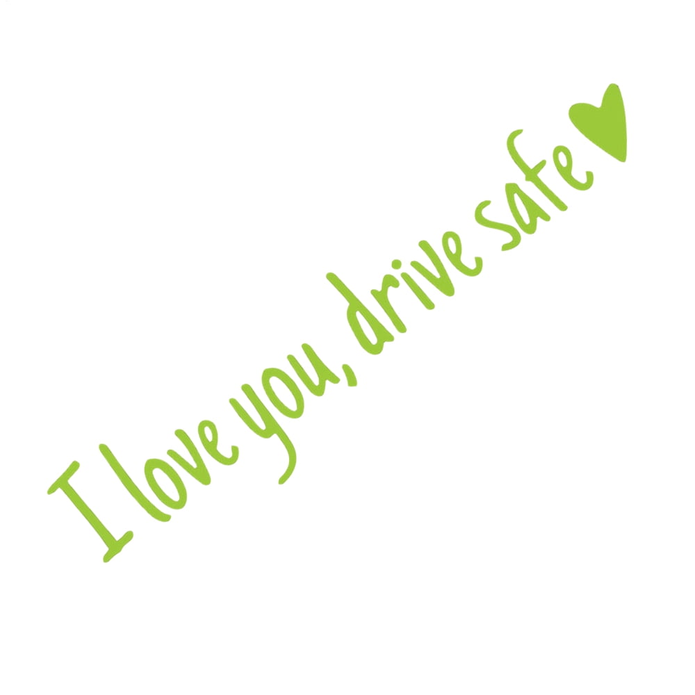AITOCO Car Mirror Stickers Car Stickers and Decals I Love You Drive ...