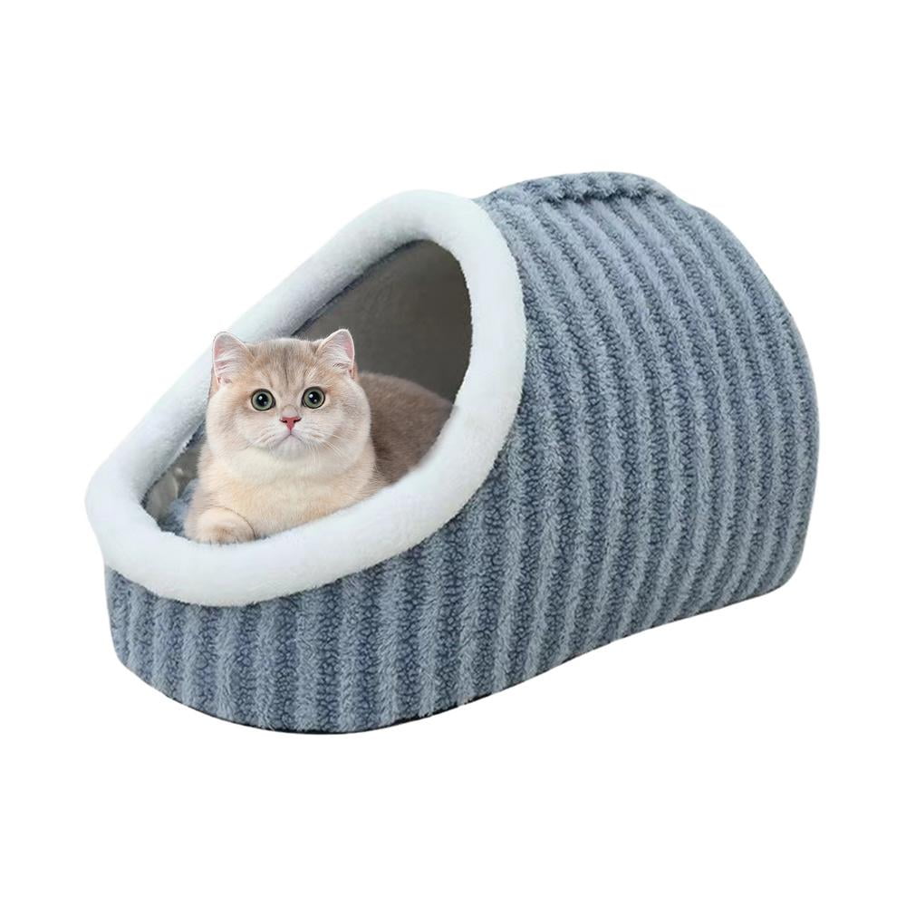 AITOCO Cat Cave For Indoor Cats Medium Large Cats Cave Bed Cozy Slipper ...