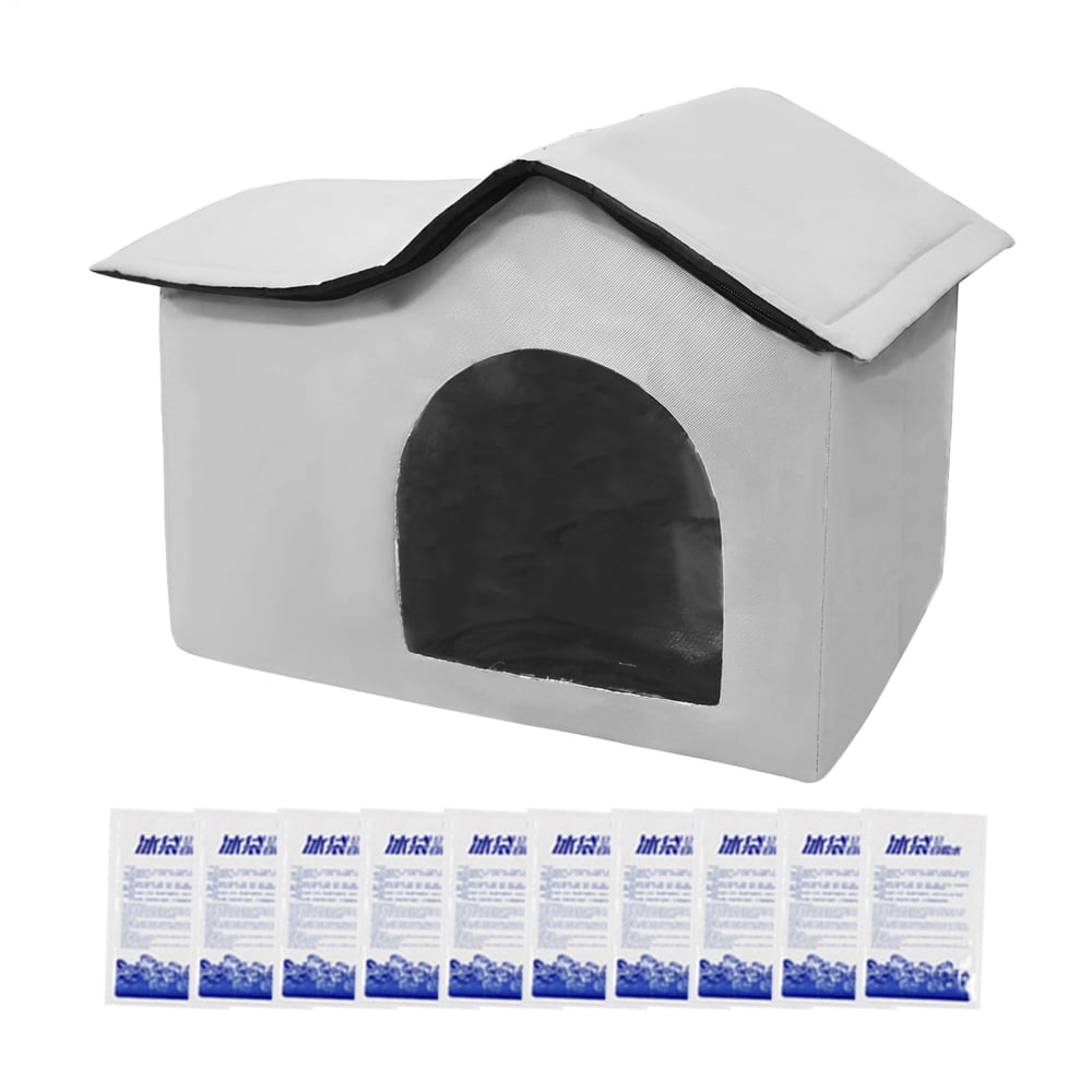 AITOCO Cat Cooling House Cooling Cat House for Summer Outdoor Foldable ...