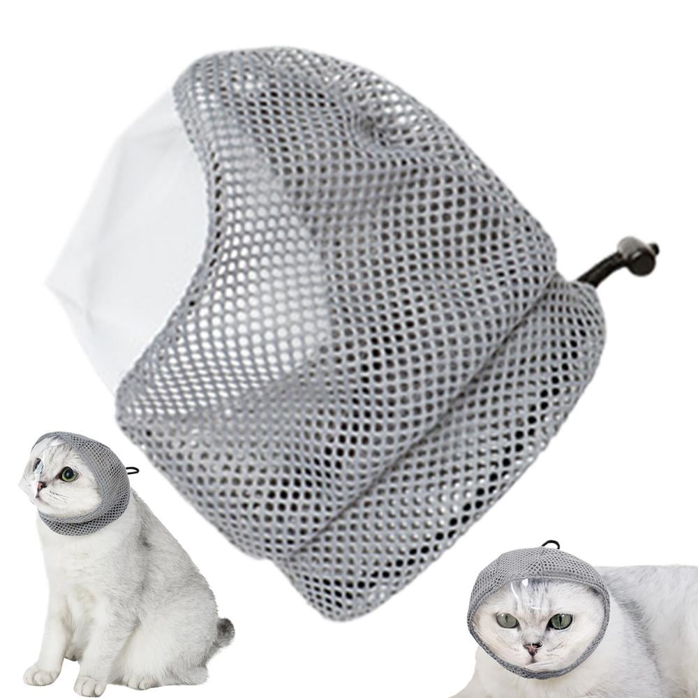 AITOCO Cat Helmet For Grooming Anti-Bite Breathable Kitten Face ...