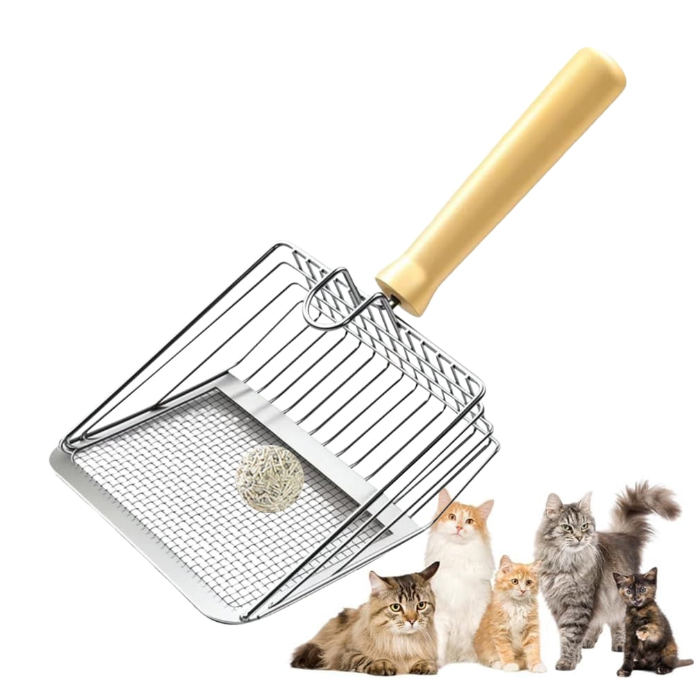 AITOCO Cat Litter Scooper Litter Box Scooper Comfortable Grip Poop ...