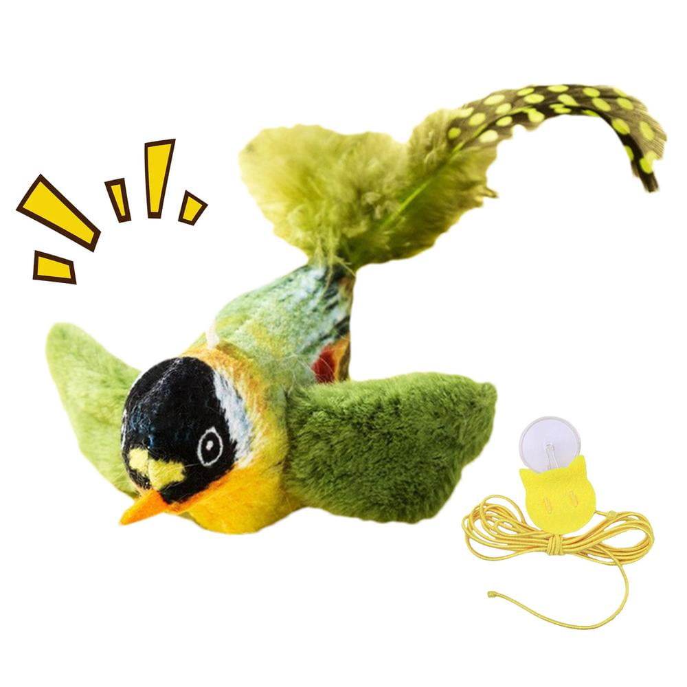 AITOCO Chirping Bird Toy for Cats Interactive Toy Bird for Cats ...