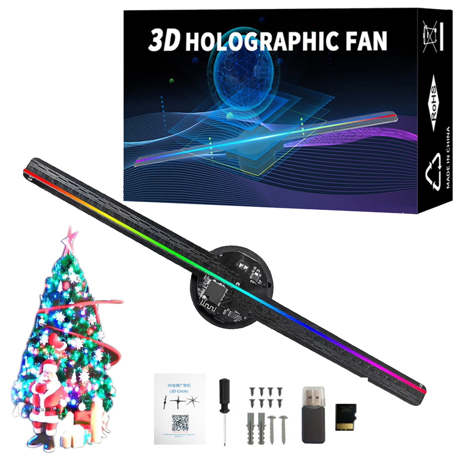 AITOCO Christmas Holographic Projector Kit,Holographic Projector LED ...