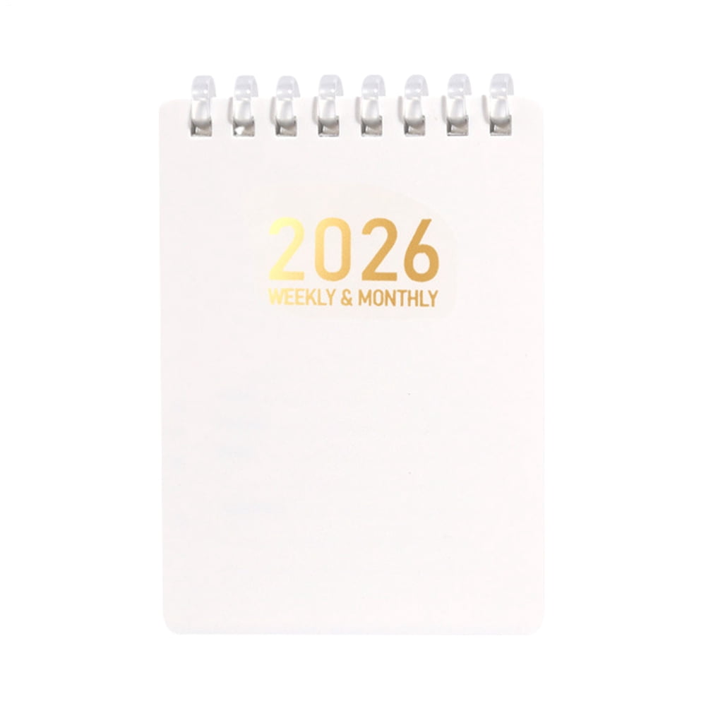 AITOCO Daily Planner 2026 Coil Notebook A7 Soft Coil Date Workbook ...