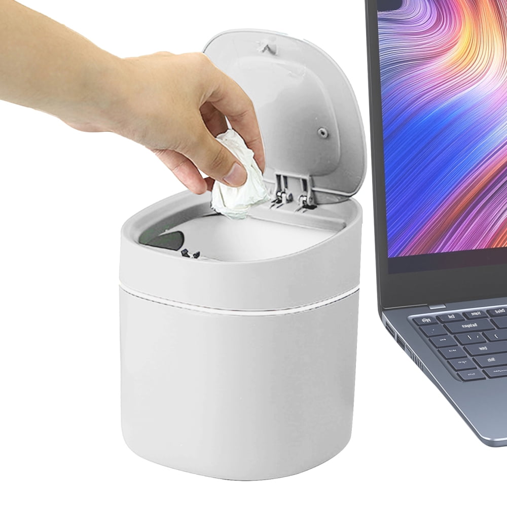 AITOCO Desktop Trash Can Press-to-Open Desktop Trash Can Multi ...