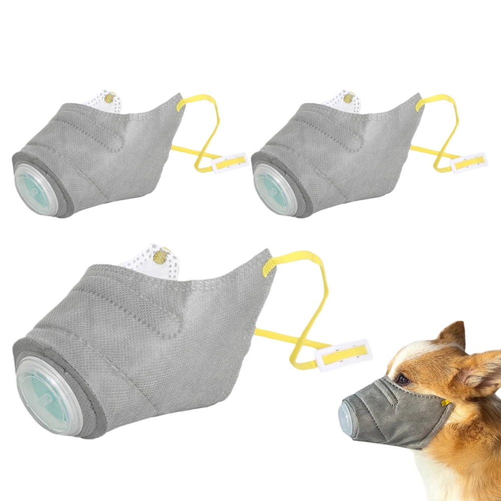 AITOCO Dog Filter Masque 3X Adjustable Reusable Puppy Respirator Masque ...