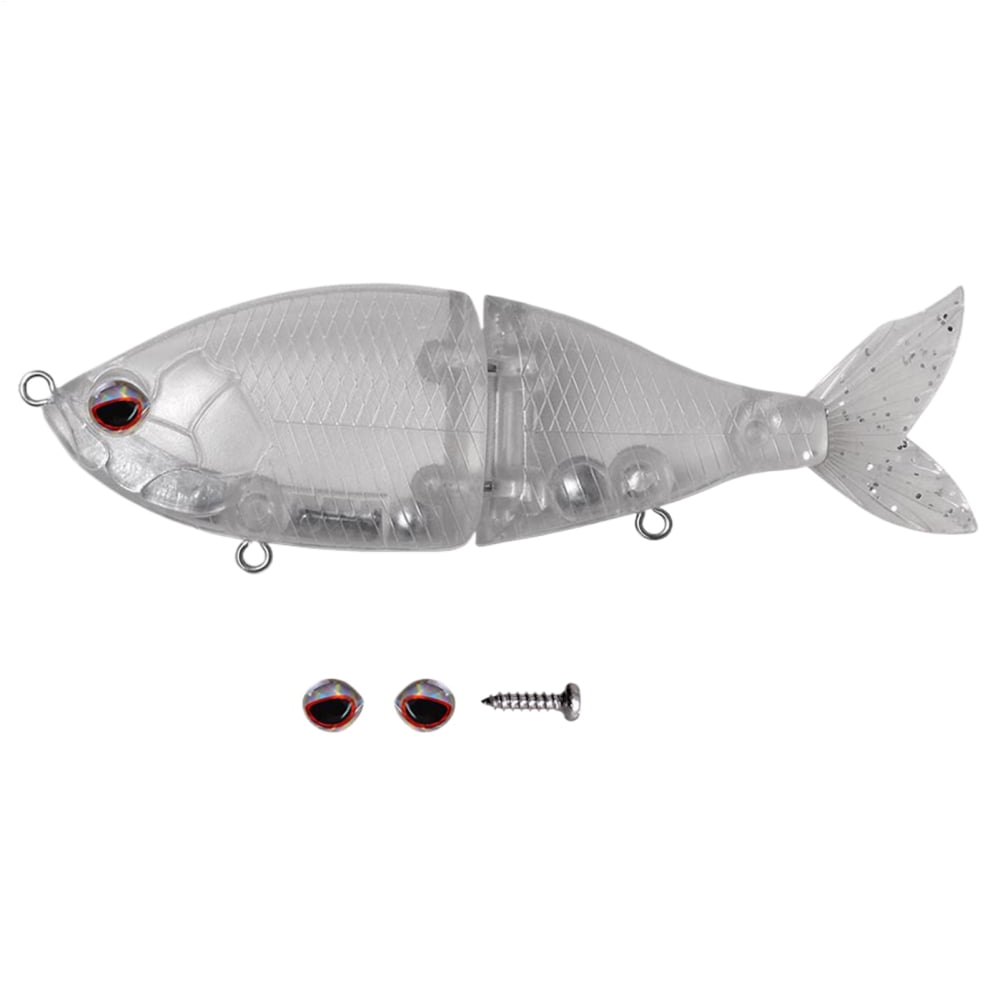 AITOCO Fishing Lures for Freshwater Unpainted Hard Swimbait Portable ...