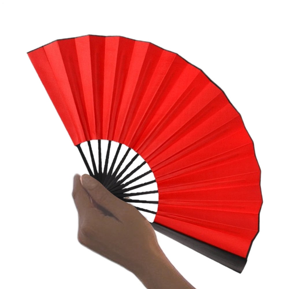 AITOCO Folding Fan Silk Foldable Fan 10Inch Retro Waterproof Props for ...