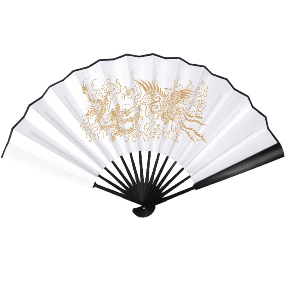AITOCO Folding Hand Fan Fabric Chinese Vintage Hand Fans 10Inch Retro ...