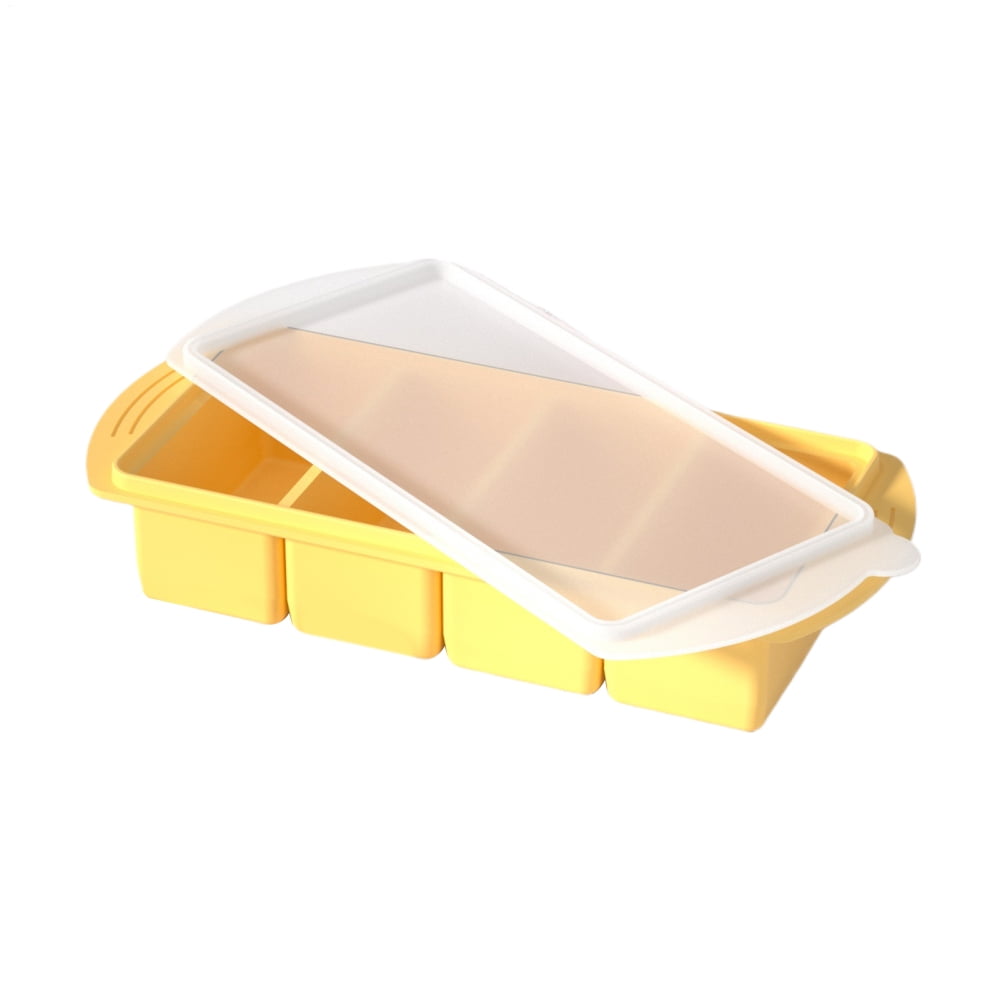 AITOCO Freezer Molds Silicone Portion Freezing Trays 4-Cavity Reusable ...
