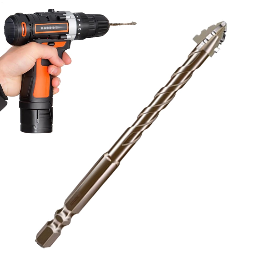 AITOCO Hexagonal Drill Bit Eccentric Concrete Drill Bit Multi-Edged Serrated Electric Drill ...