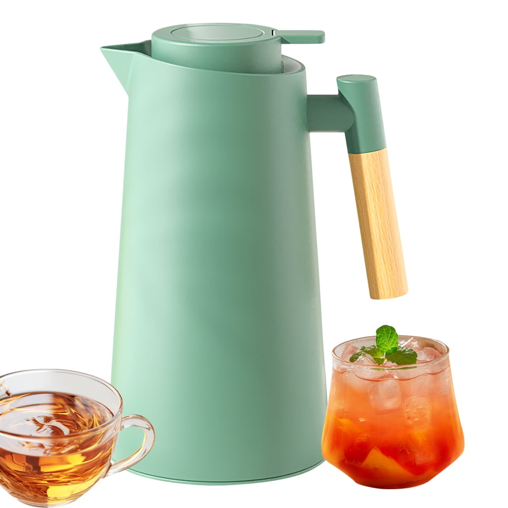 AITOCO Insulated Coffee Carafe 1000ml Glass Lined Coffee Pitcher Tea ...