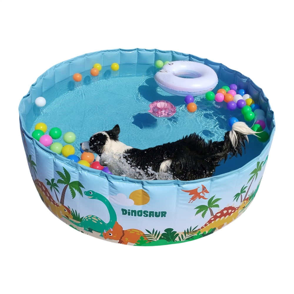 AITOCO Kids Pools for Backyard Foldable Portable Puppy Pool Swimming ...