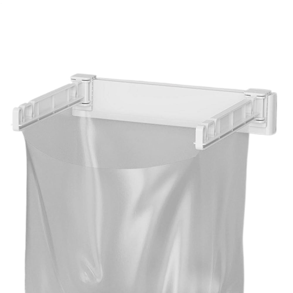 AITOCO Kitchen Trash Bag Holder Waste Pouch Holder Wall Mounted Folding ...