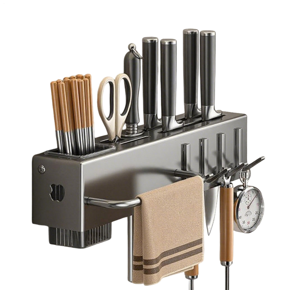 AITOCO Kitchen Utensil Hanger Wall Mounted Cutlery Utensil Holder No ...