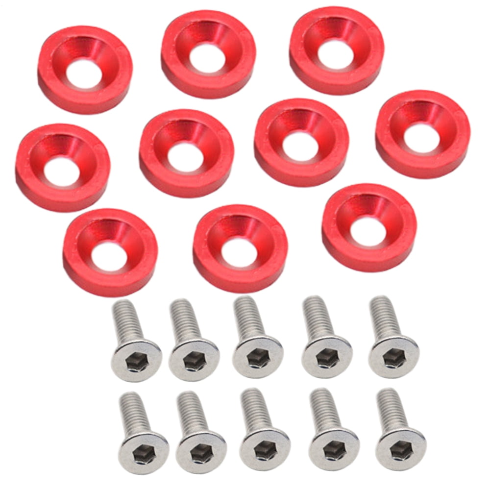 AITOCO License Plate Frame Screws Car Tag Locking Screws M6 Gasket Bolt ...