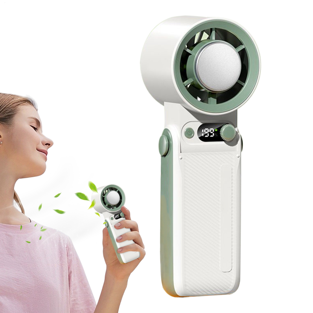 AITOCO Mini Fan Rechargeable Handheld Fan 6000mAh 199 Speed Foldable ...