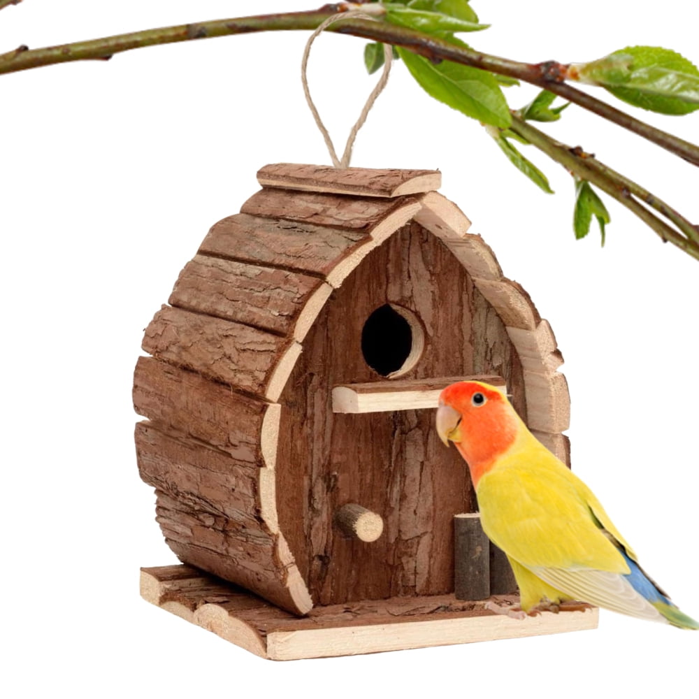 AITOCO Outdoor Bird House Bird Home Wooden Cage Shelter Feeder Box ...