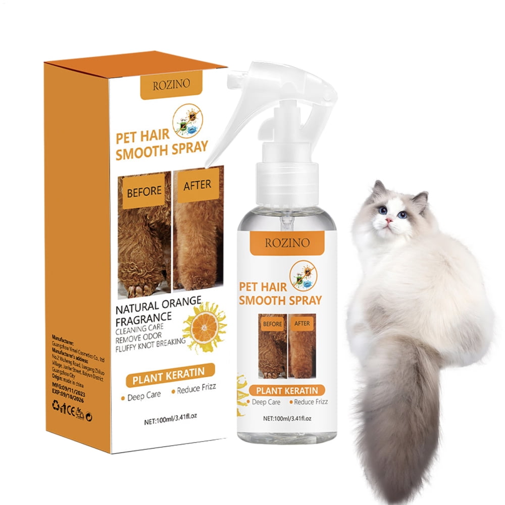 AITOCO Pet Detangling Spray 100ml Leave-In Pet Hair Dematting ...