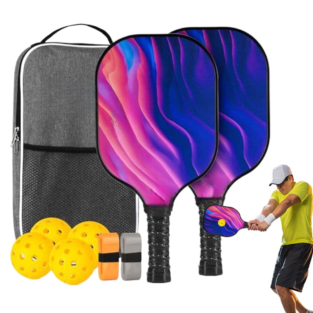 AITOCO Pickleball Racket Lightweight Ball Paddle Fiberglass ...