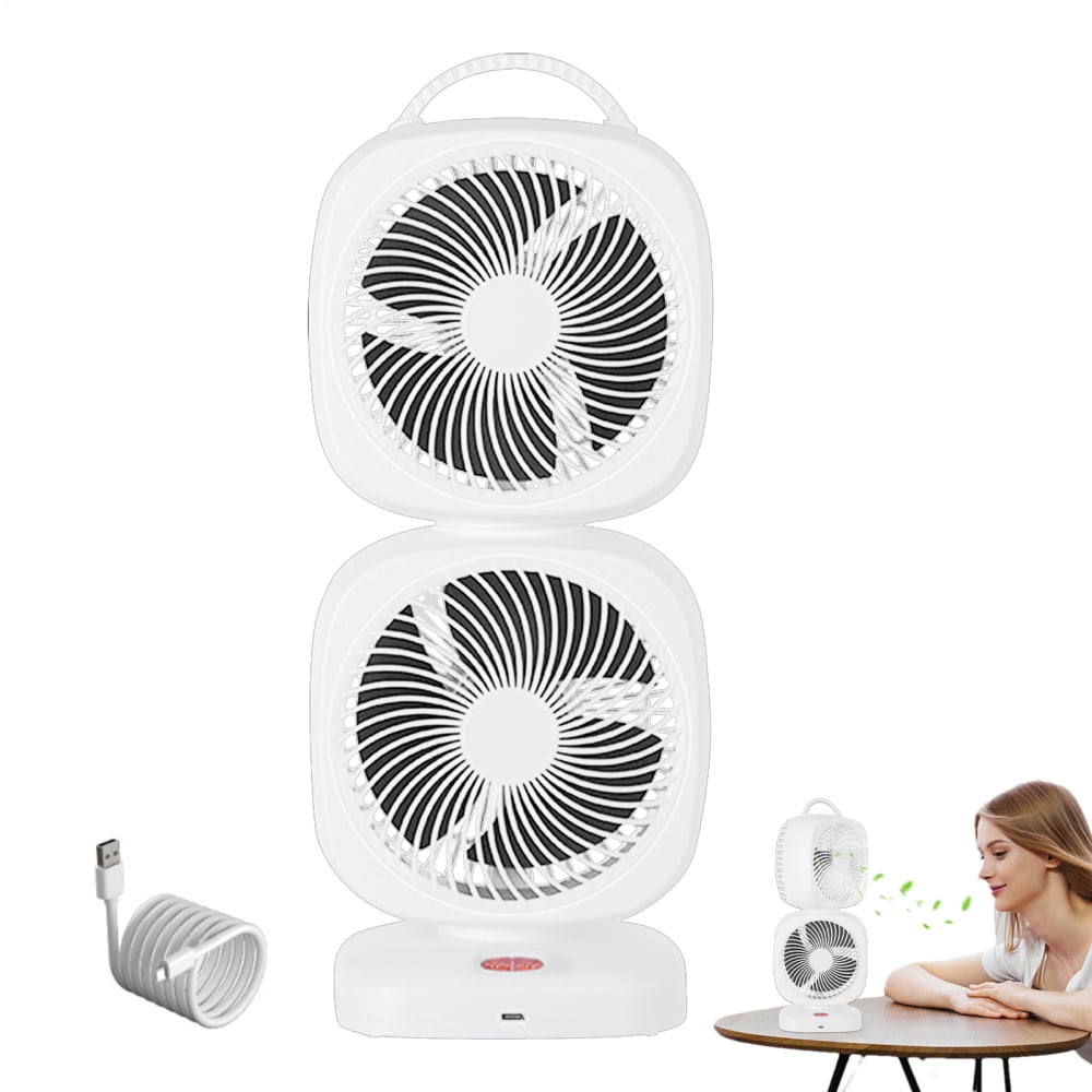 AITOCO Portable Desk Fan Bedside Fan 5 Speed Settings 350 Degrees ...
