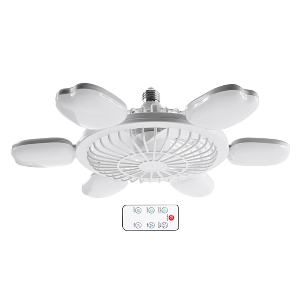 AITOCO Screw in Light Bulb Fan Dimmable Lighting Fans with Remote ...