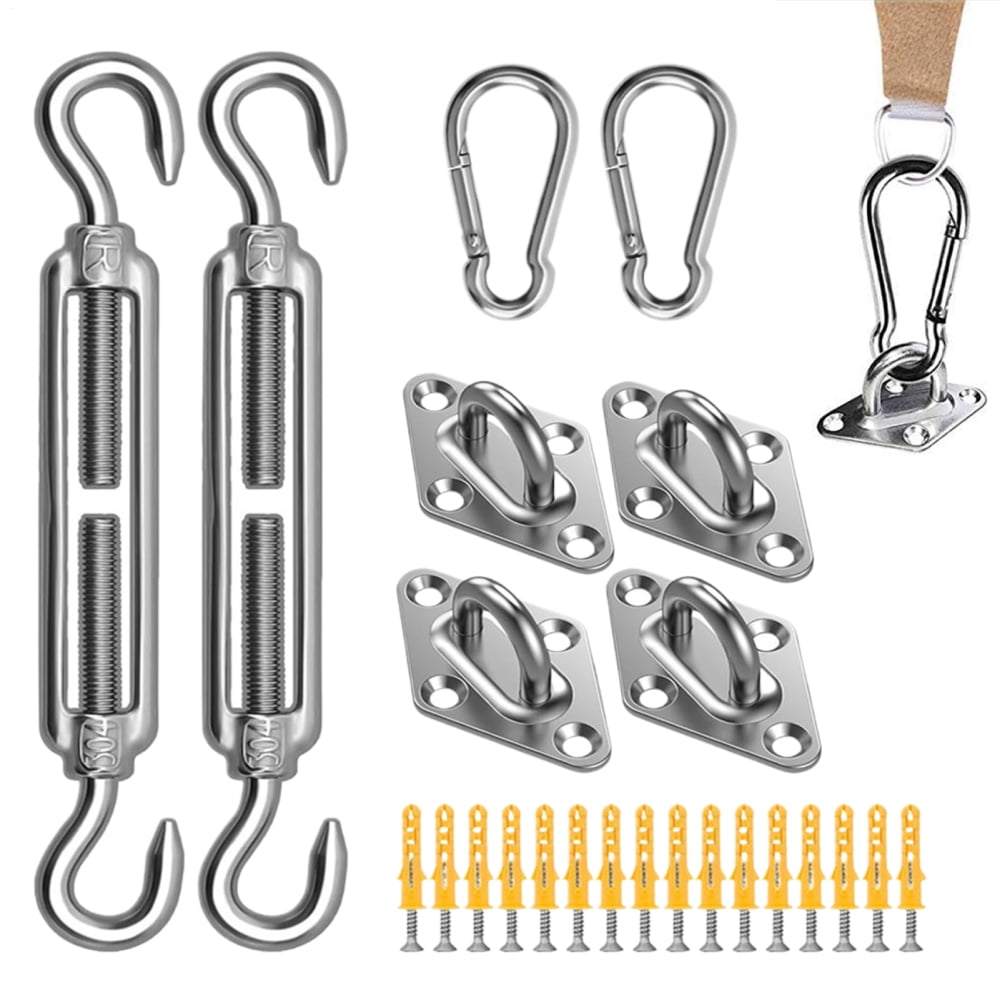 AITOCO Shade Sail Hardware Heavy Duty Sail Accessories Stainless Steel ...