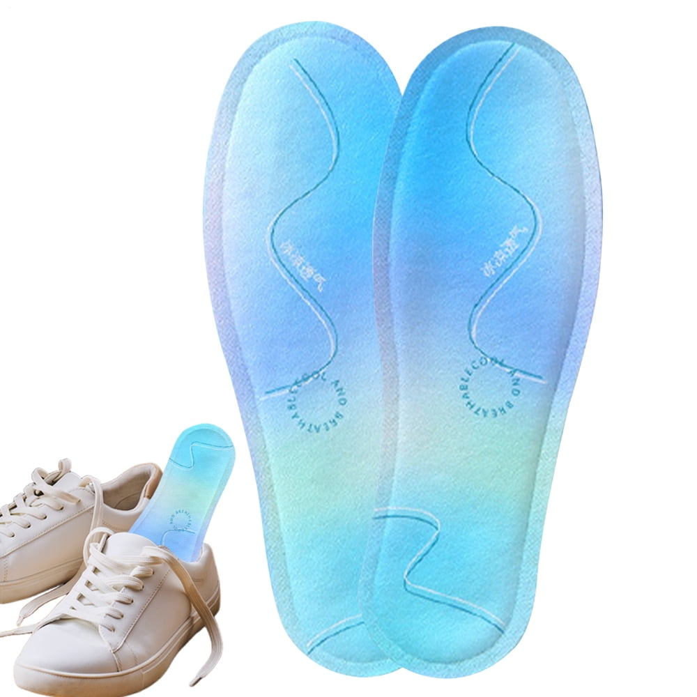 AITOCO Shoe Inserts for Women Breathable Cooling Gel Insoles Foot ...