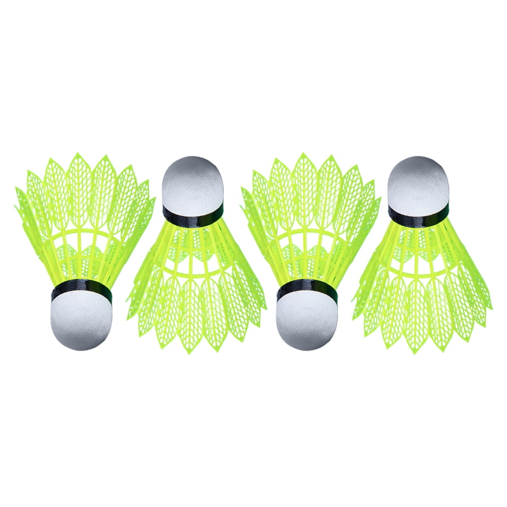 AITOCO Shuttlecocks for Badminton Outdoor 4 Pieces LED Lightening ...