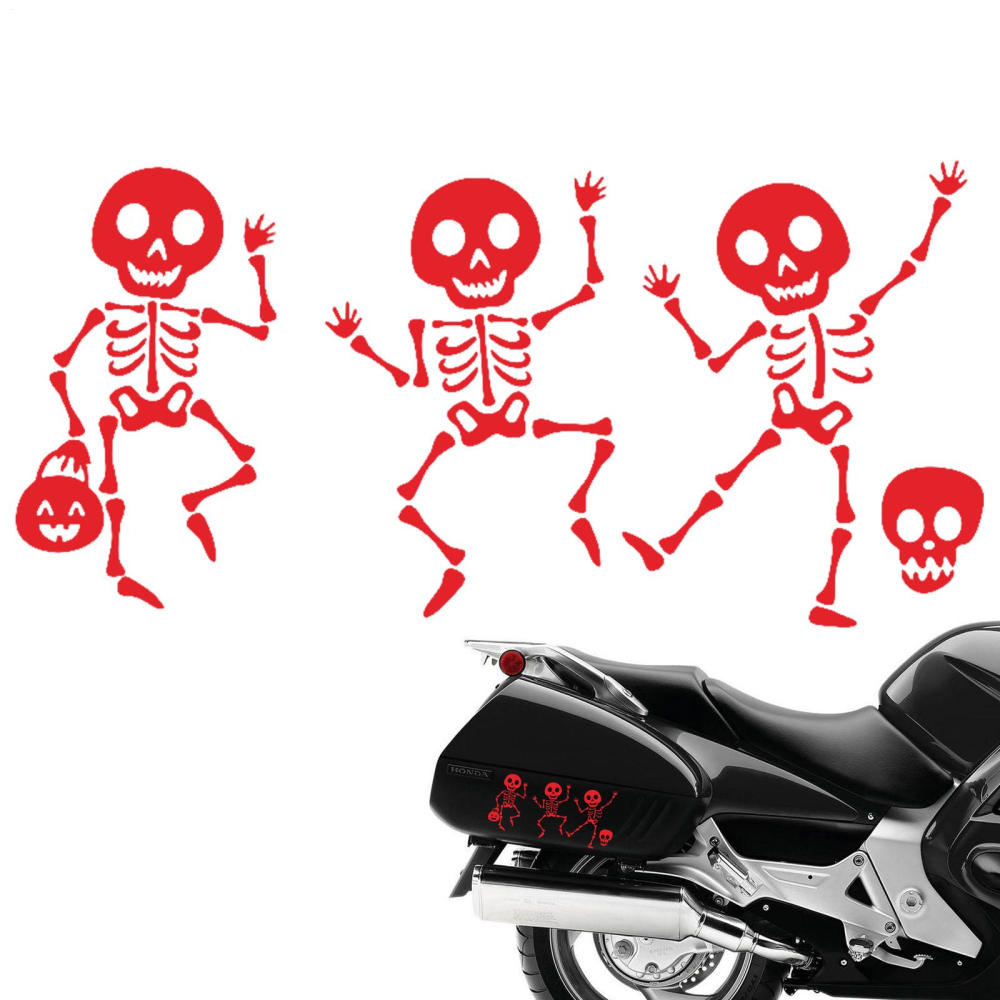 AITOCO Skeleton Skull Stickers Dancing Skeleton Bumper Decal Dancing ...