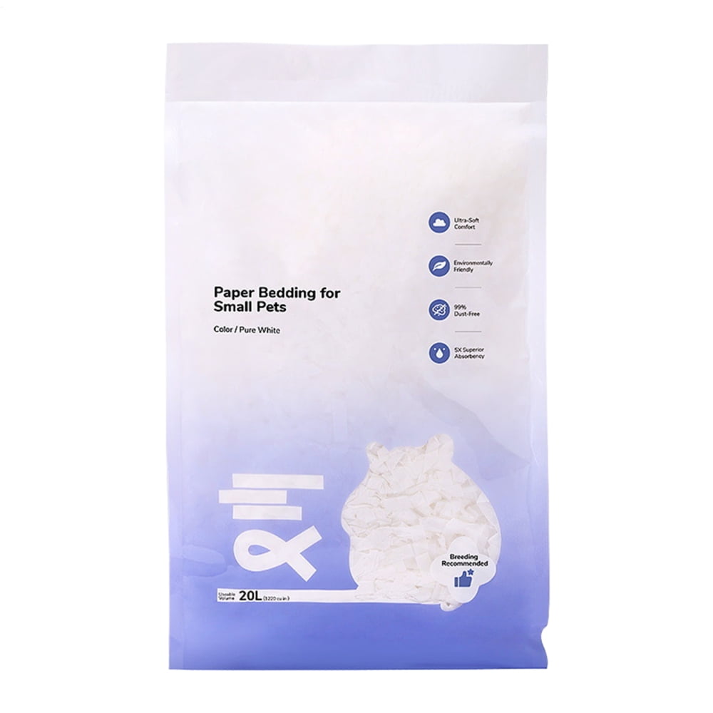 AITOCO Small Animal Bedding Hamster Paper Cotton Bedding Water ...