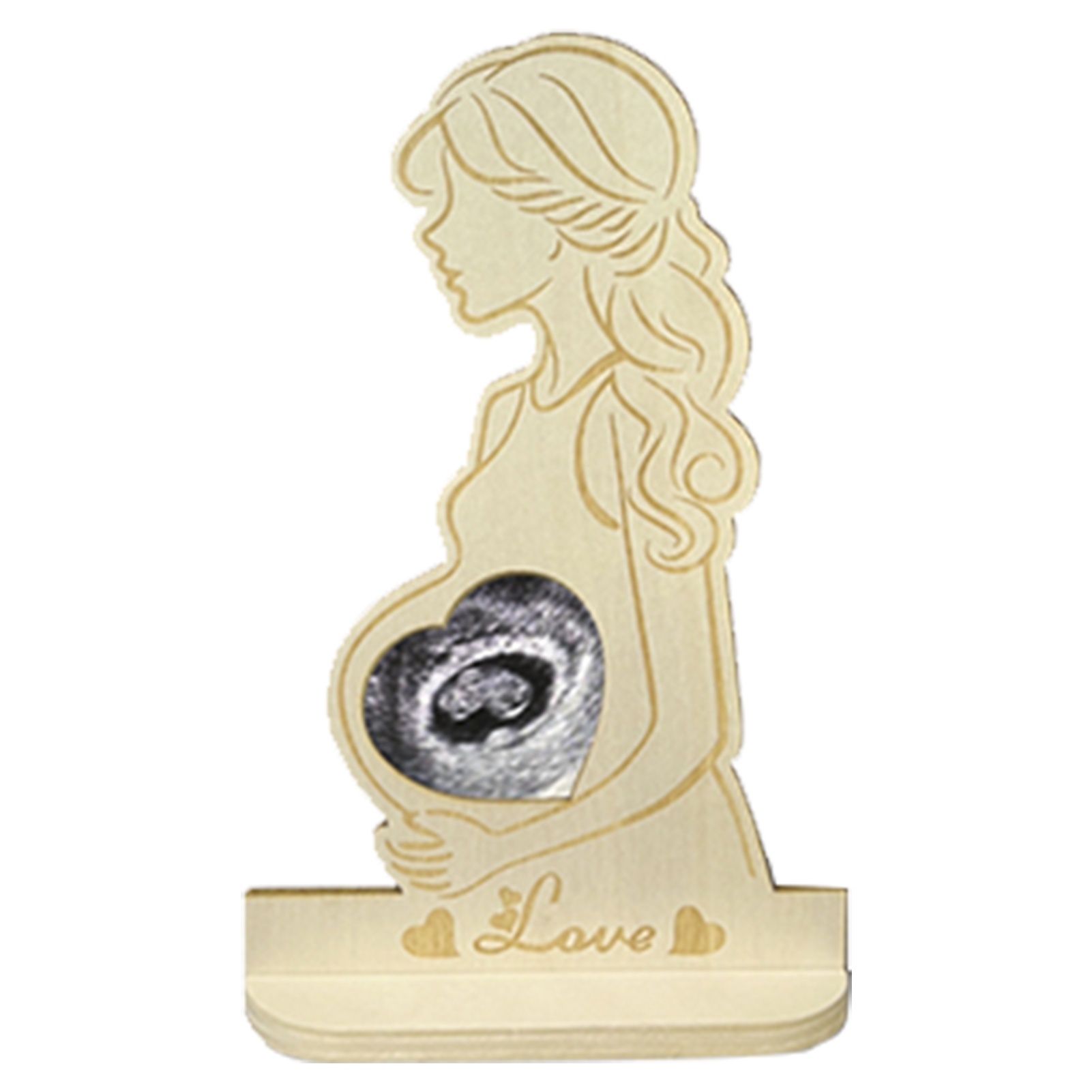 AITOCO Sonogram Picture Frame,Baby Ultrasound Photo Frame,Wooden ...