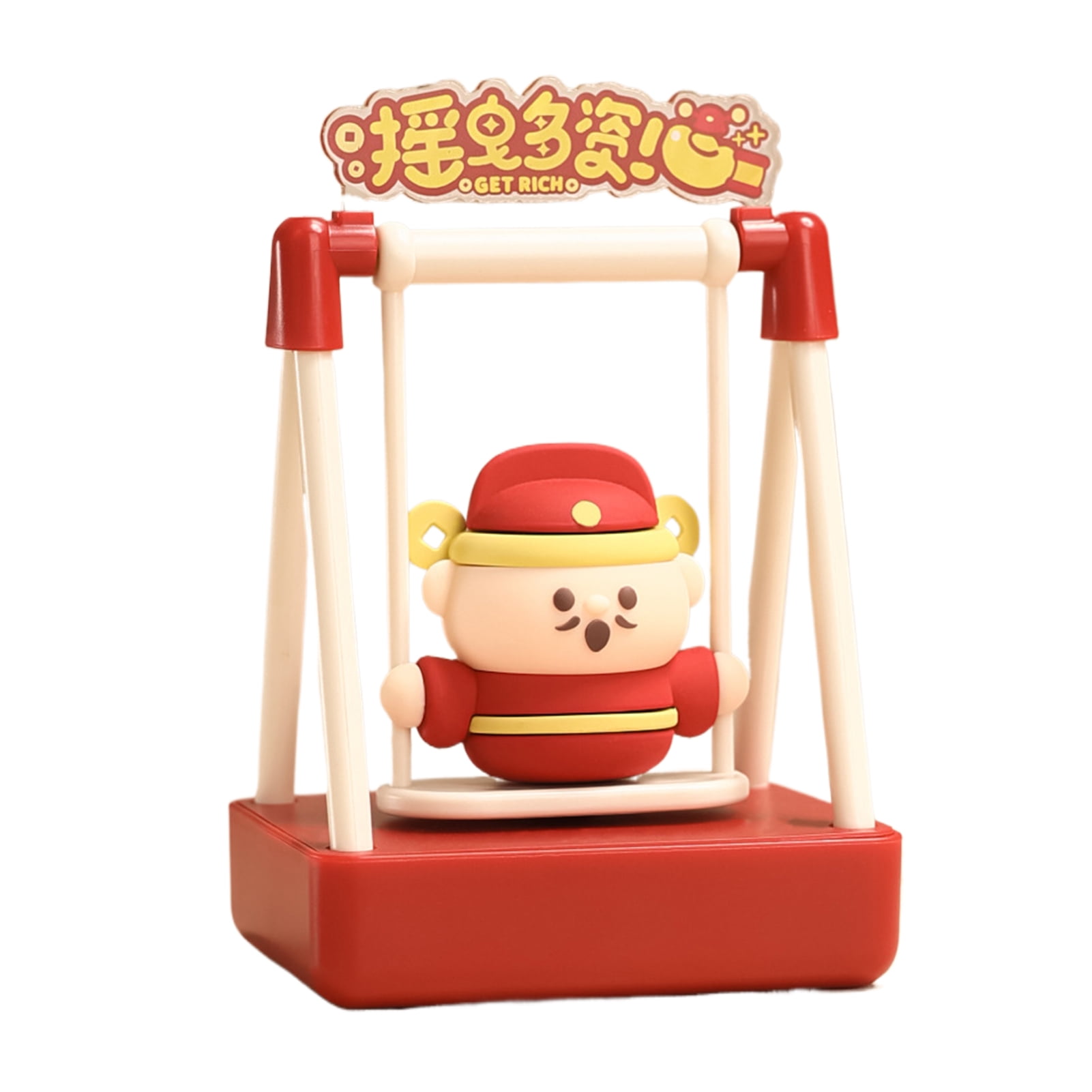 AITOCO Swing Cai Shen Statues,Swing God of Wealth Car Ornament,Car ...