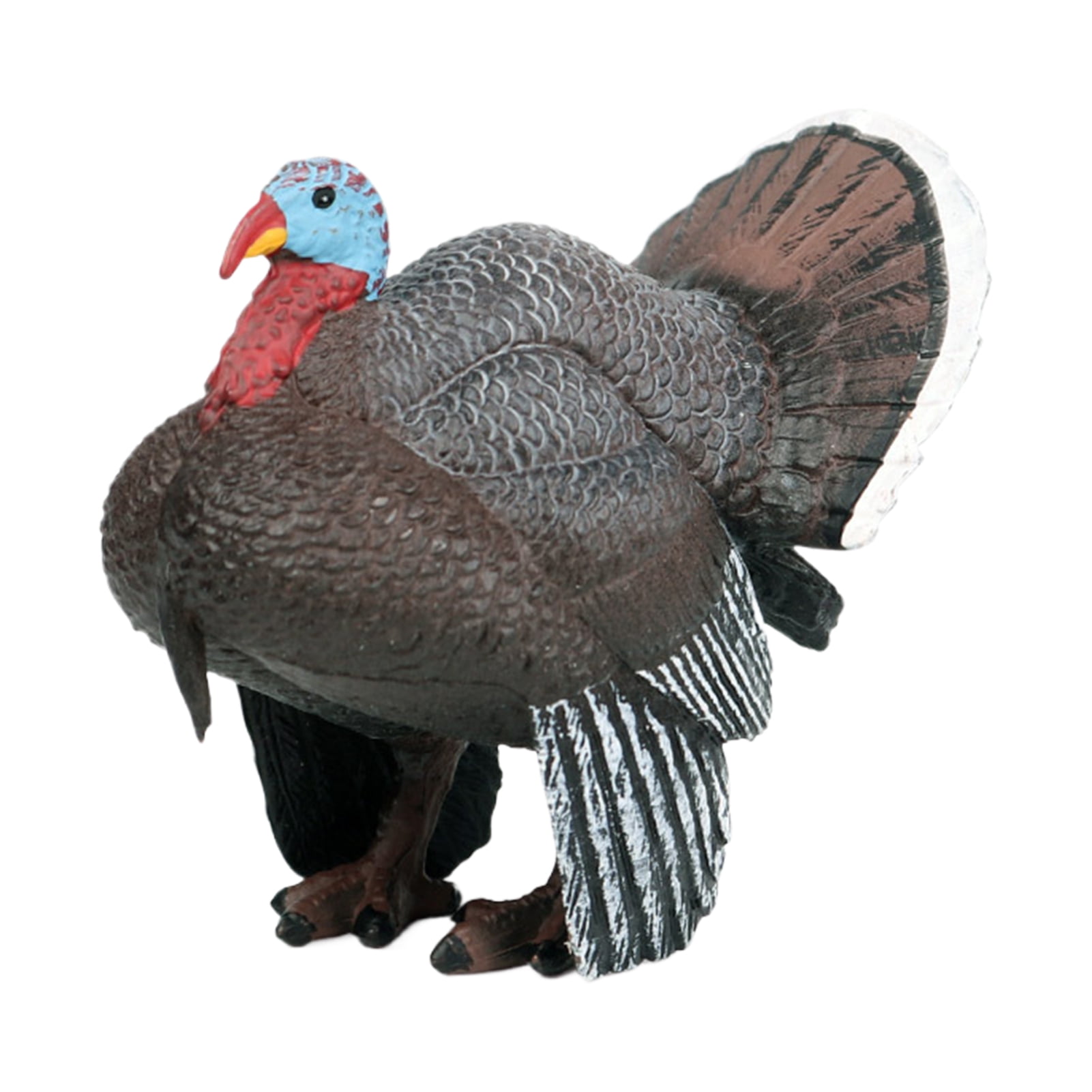 AITOCO Thanksgiving Turkey Figurine,Realistic Home Miniature Decor ...
