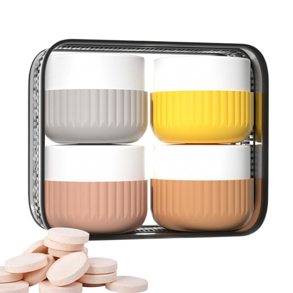 AITOCO Travel Size Containers 4 Pieces Portable Leakproof Travel ...