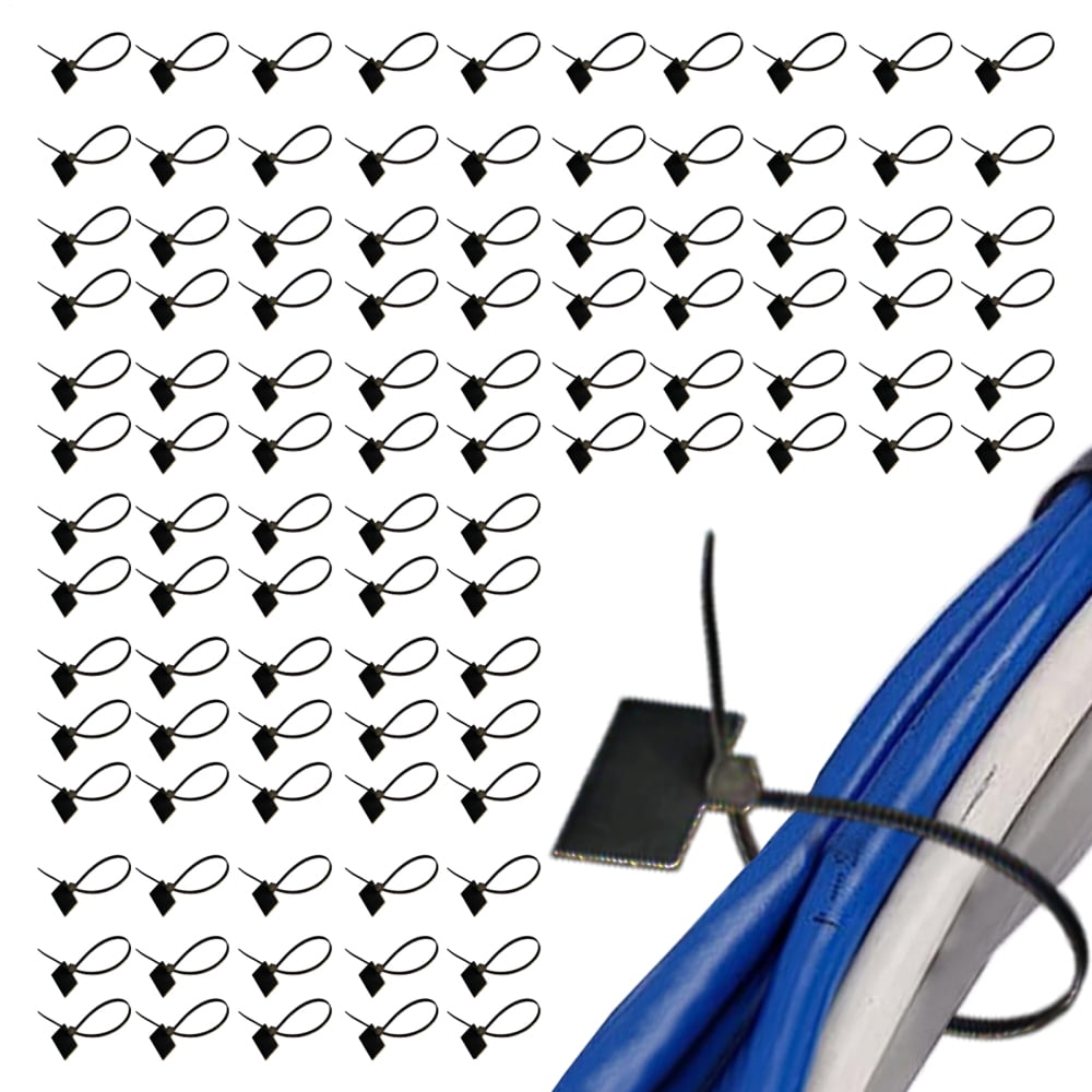 AITOCO Zip Ties 100 Pieces Tie Strap Self-Locking Secure Fasteners with ...