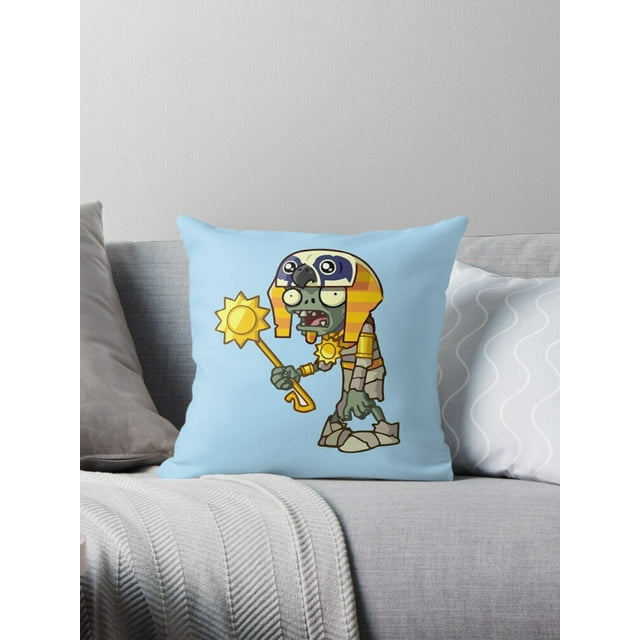 Aivo Plants Vs Zombies Mummy King Throw Pillow Covers Cases Cushion Cover Case Sofa 16x16 Inches