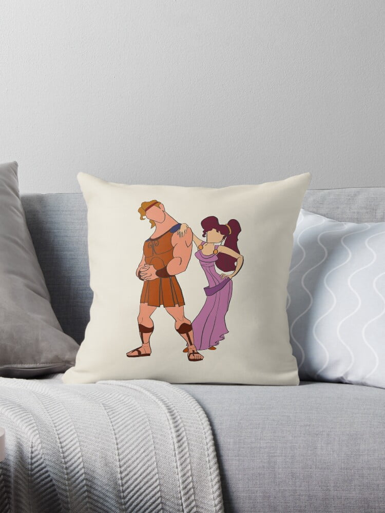 AIVO hercules and megara Throw Pillow Covers Cases Cushion Cover Case ...