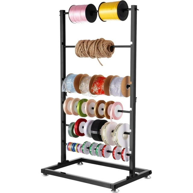 AIWFL 6 Tier Ribbon Holder, Large Capacity Ribbon Storage Rack, 31.5" x ...
