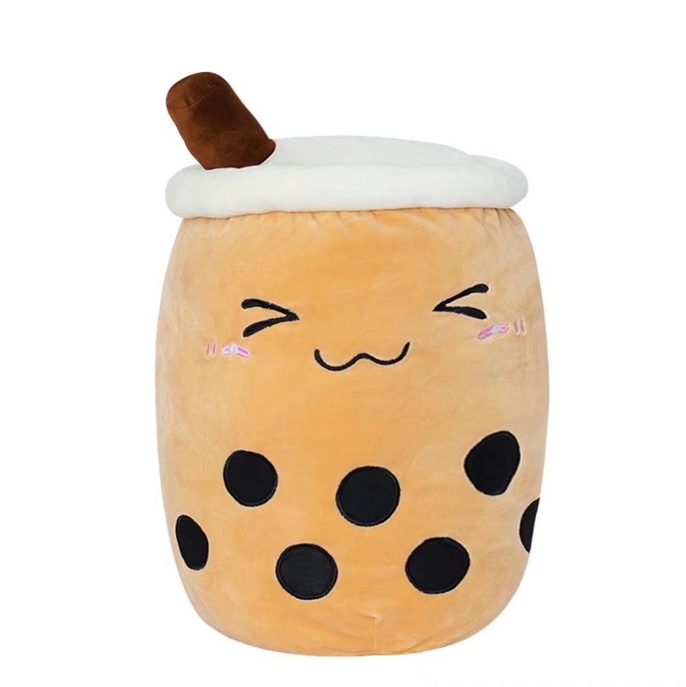 AIXINI 9.4 inch Boba Stuffed Plushie Bubble Tea Plush Pillow Cartoon ...