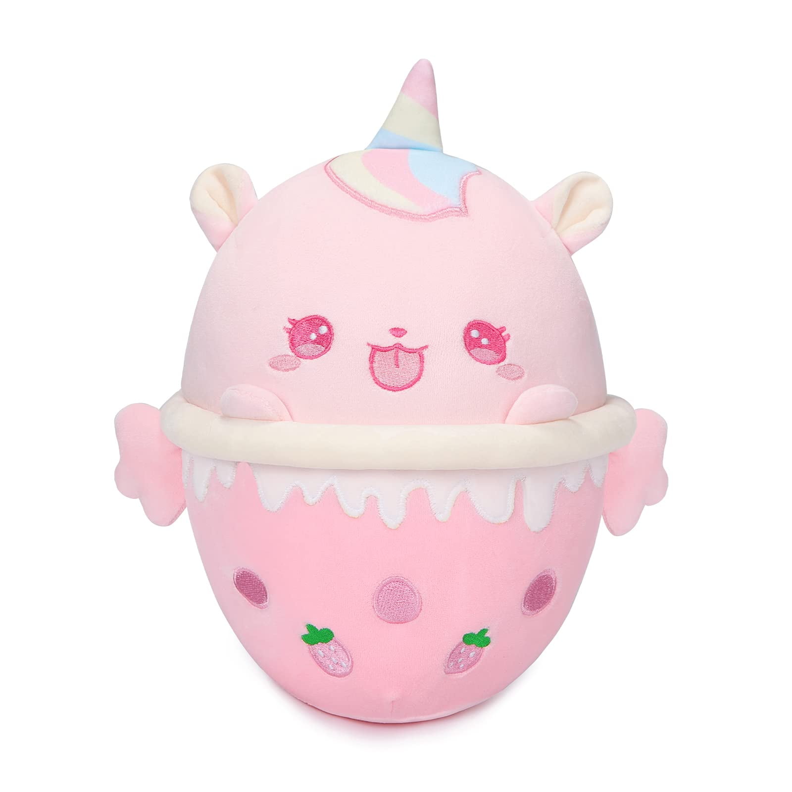 AIXINI Unicorn Boba Plush 10 inch Bubble Tea Stuffed Animal Cute Soft ...