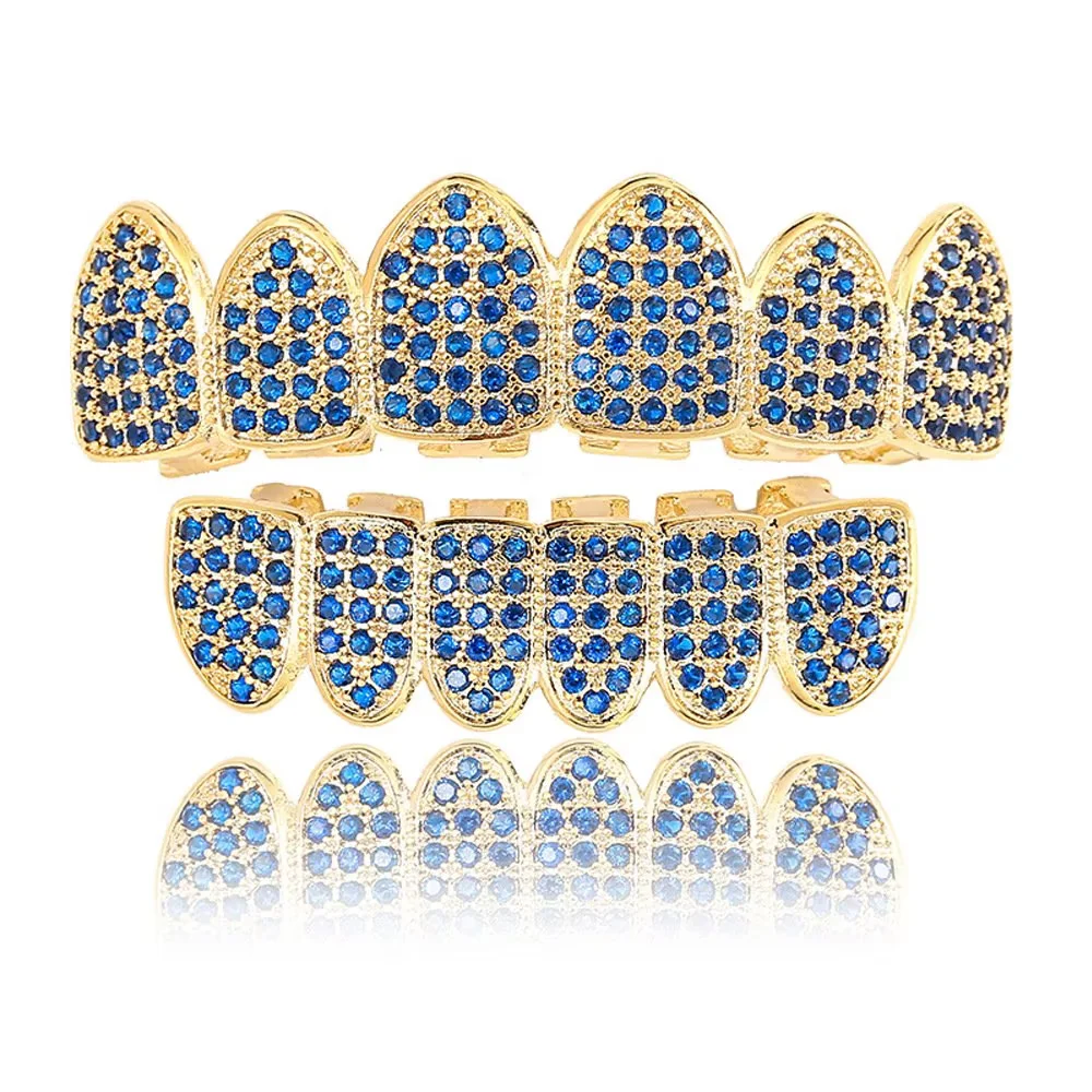 AIXZETHY Grillz Grills for Your Teeth Simulated Diamond Teeth Grillz ...