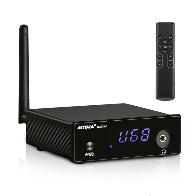 AIYIMA Mini Headphone Amplifier ES9018Q2M Bluetooth 5.0 Decoder Coaxial ...