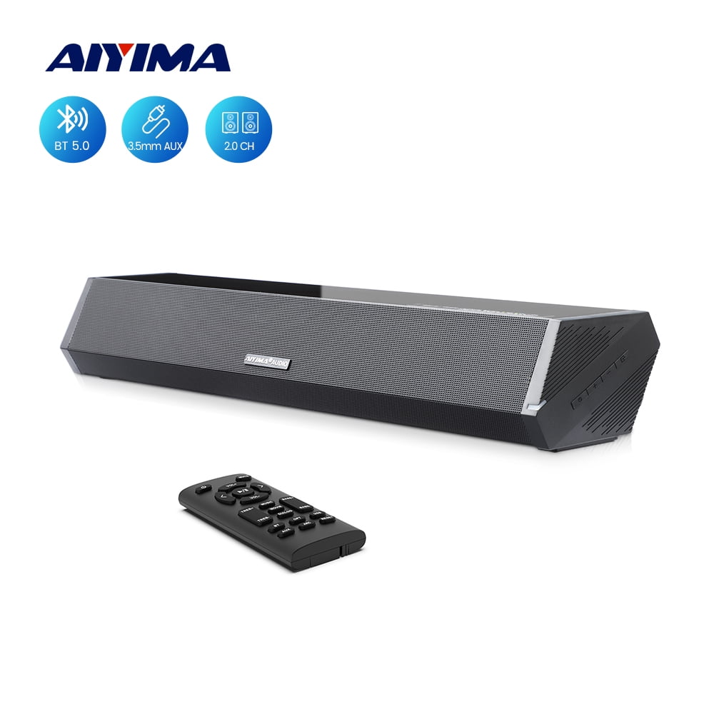 AIYIMA S03 Sound Bars for TV 16'/50W Small Soundbar with Depths Sound ...